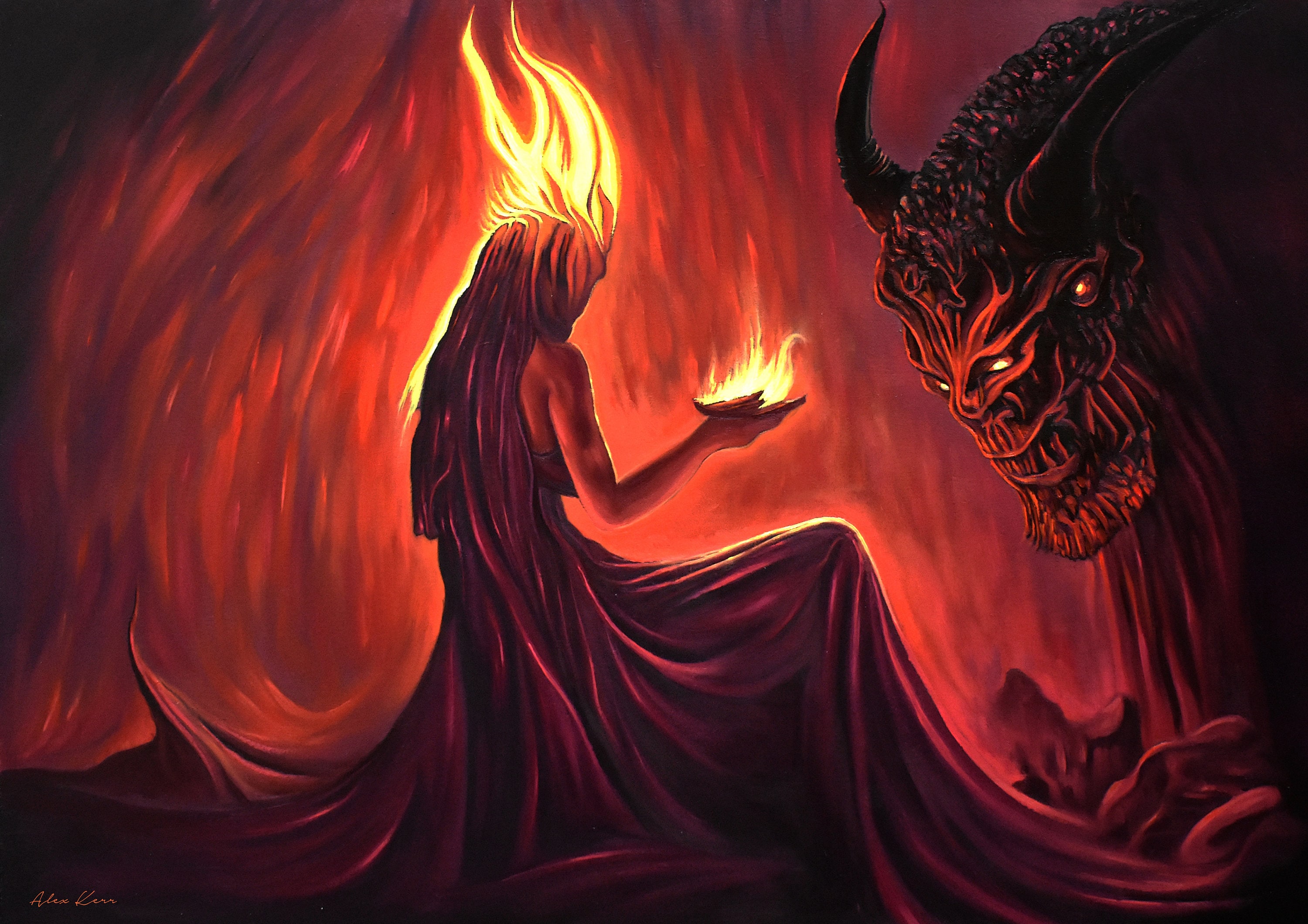 Fire Demon Art