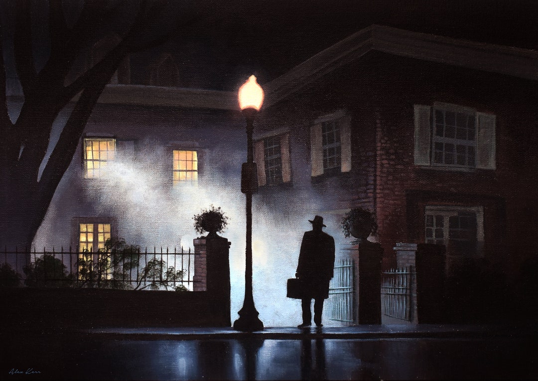 Exorcist, the Arrival, Oil Painting Print - Etsy