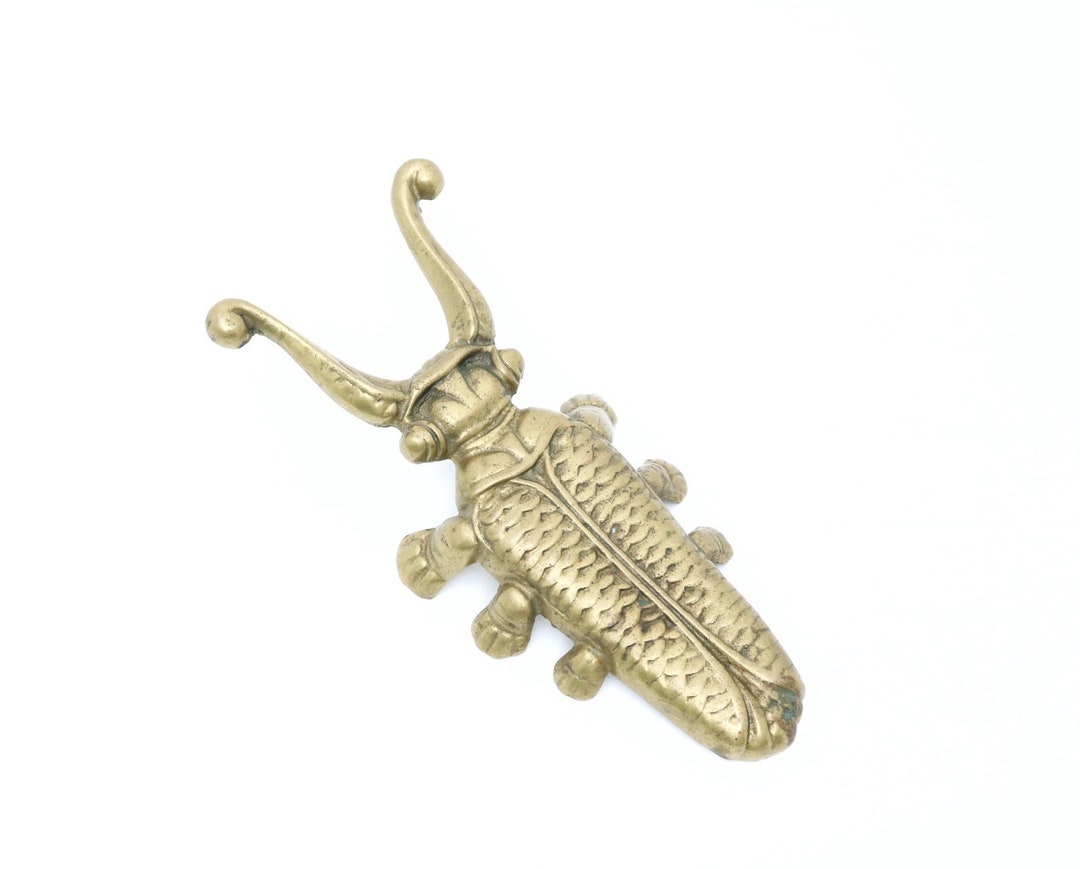 Brass Beetle Vintage Boot Jack Insect Bug Decor Outdoor - Etsy