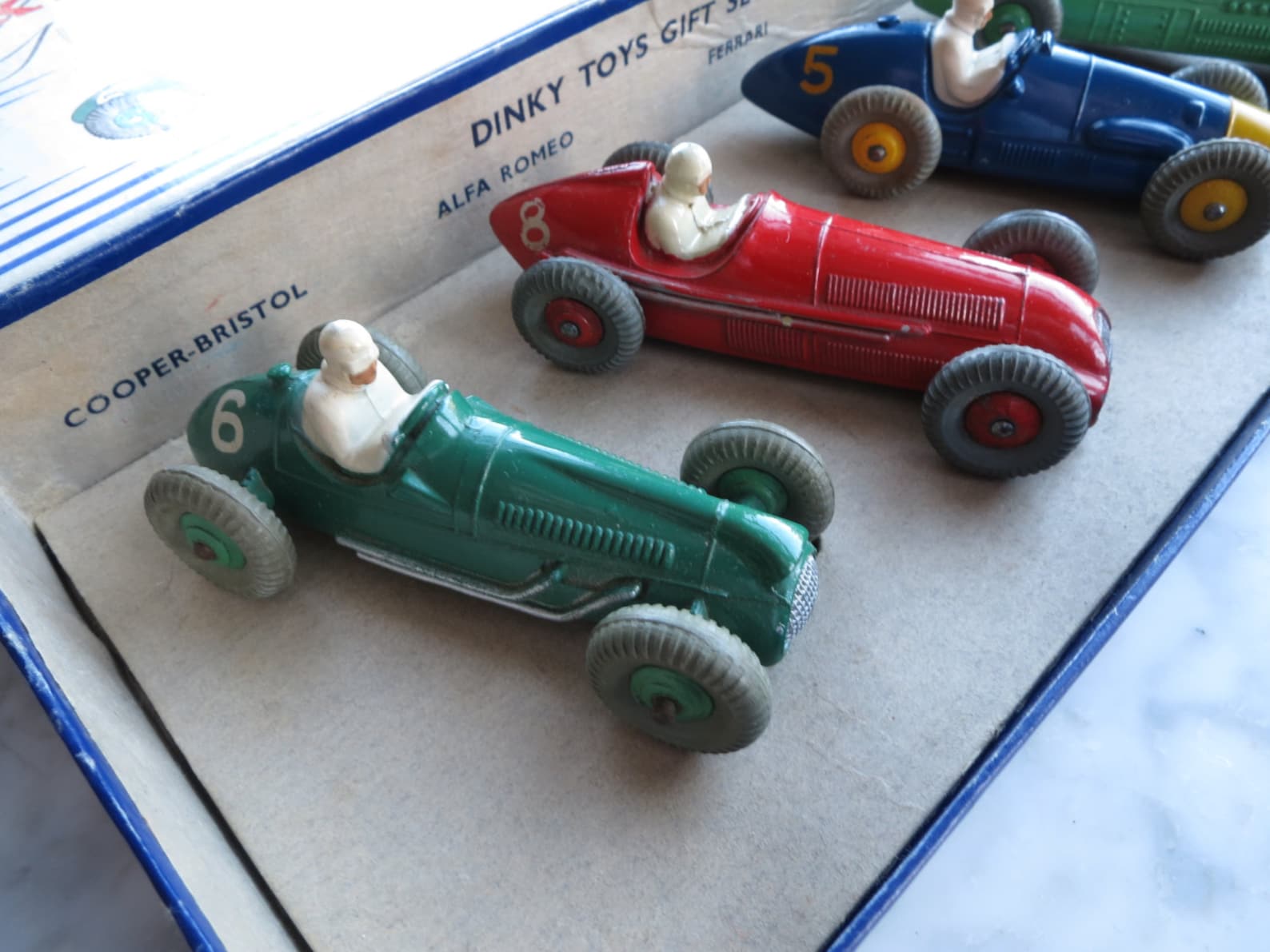 Original DINKY TOYS Set No4 RACING Cars Circa 1953/4 - Etsy
