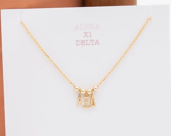 Alpha Xi Delta Gift Axid Greek Letter Charm Bangle A Xi D | Etsy