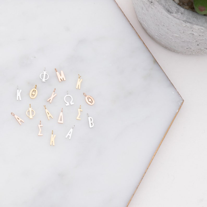 Kappa Delta Gift K D Greek Letter Charm Bangle KD Sorority - Etsy