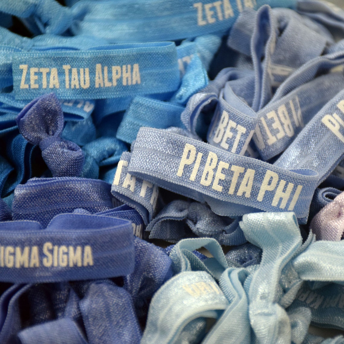 Pi Beta Phi Sorority Elastic Hair Ties Pi Phi Hair Ties 5 - Etsy