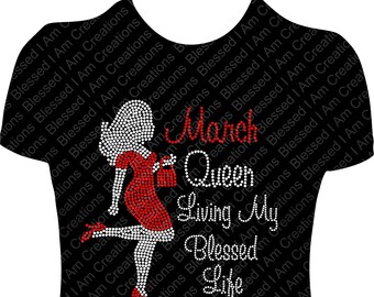 March Birthday Shirt | Etsy