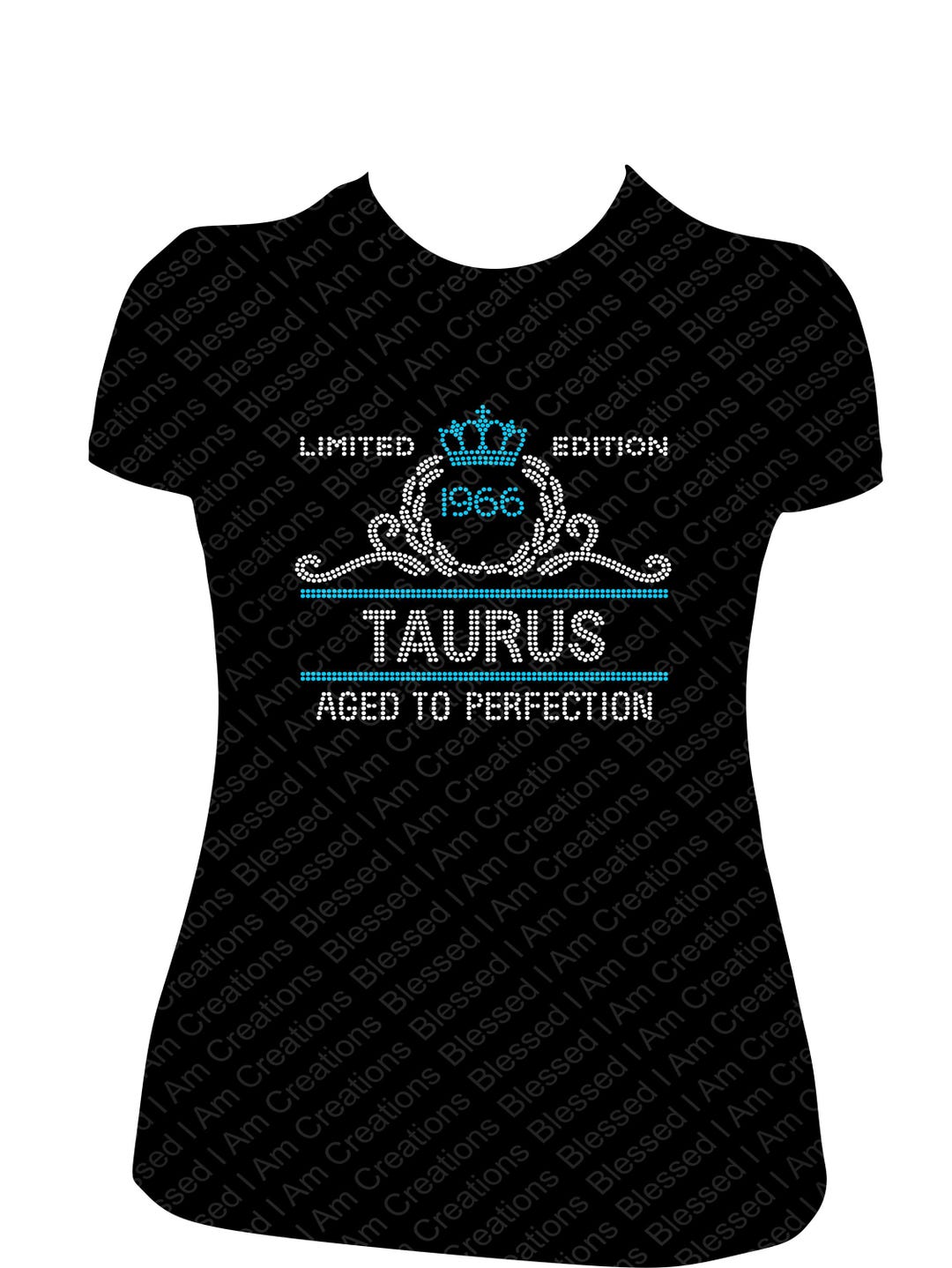 Taurus Rhinestone Shirt: Limited Edition Zodiac Bling Tee - Etsy