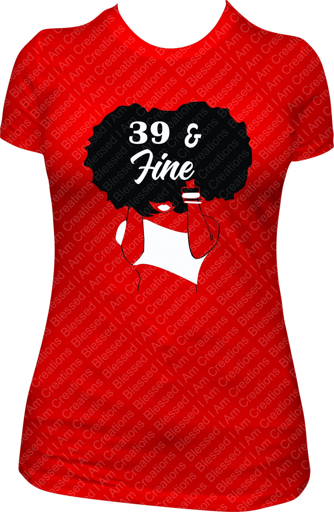 39 & Fine Birthday Shirt: Women's 39th Birthday Gift - Etsy