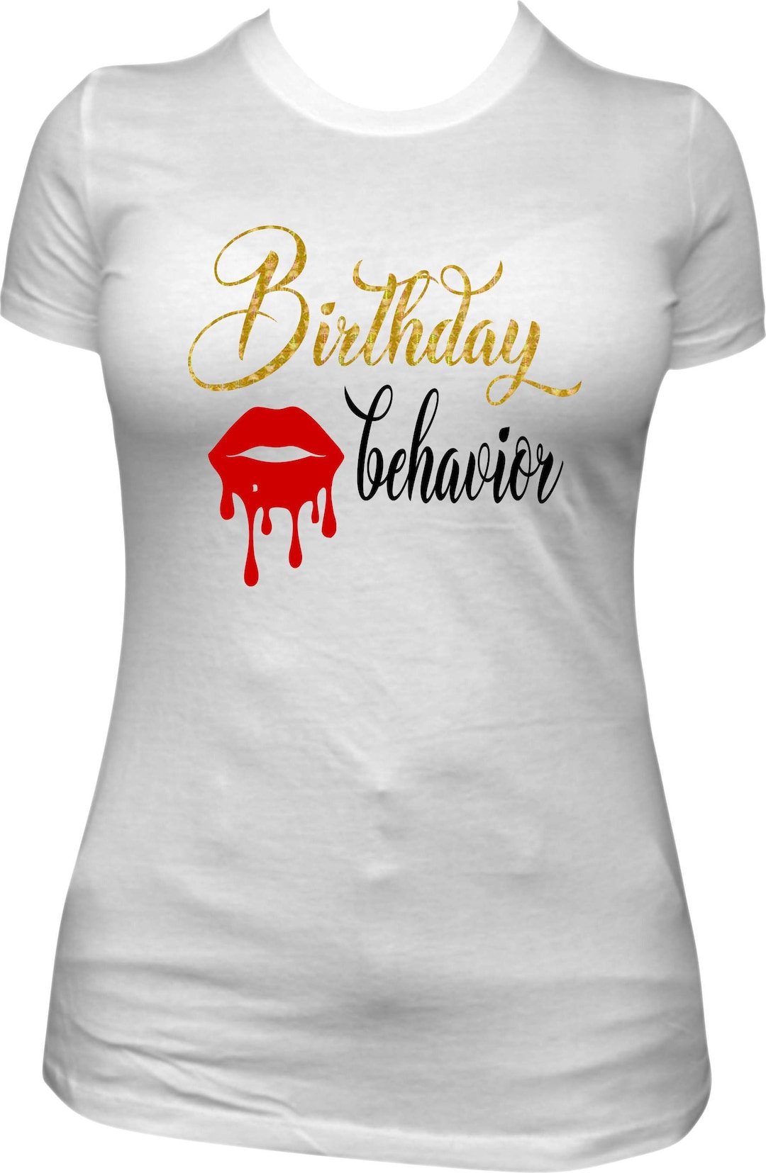Birthday Behavior Birthday Shirt Women Ladies Birthday Shirt Gift Shirt ...