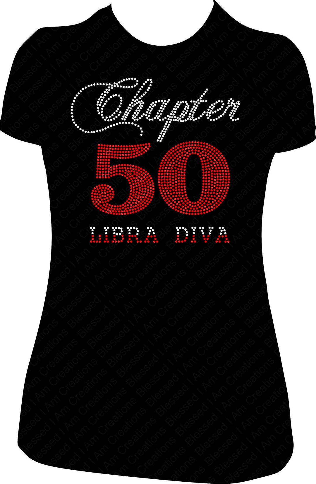 Chapter 50 Libra Diva Rhinestone Shirt, Horoscope Bling Shirt, Zodiac ...