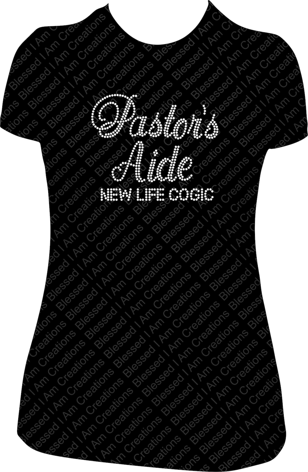 Pastor's Aide New Life COGIC Rhinestone Shirt - Etsy