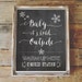 Baby It's Cold Outside - Hot Chocolate Bar Printable Kit, Christmas ...