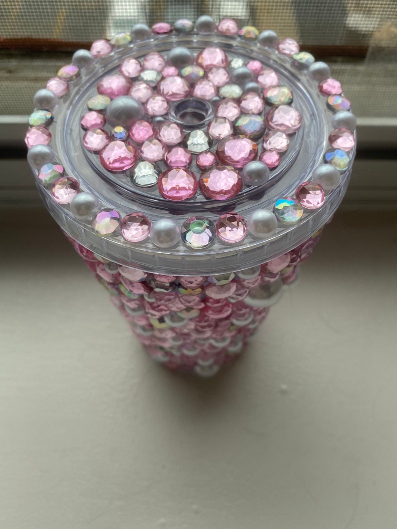 Rhinestone Tumbler Cup - Etsy