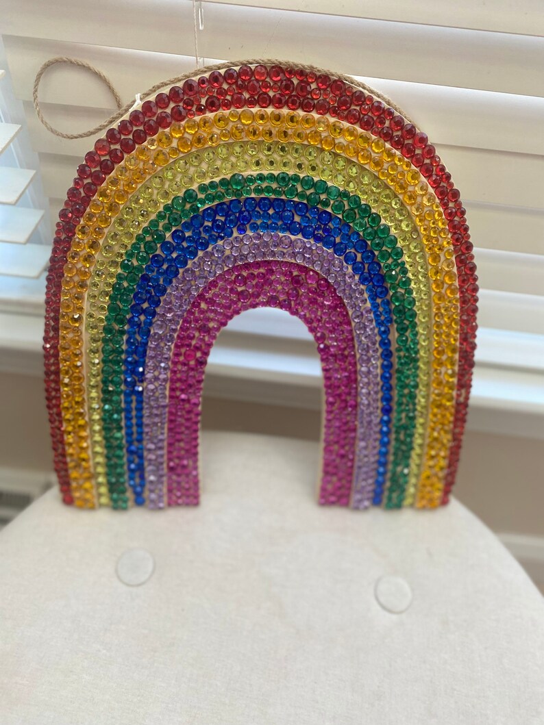 Wooden Rhinestone Rainbow - Etsy