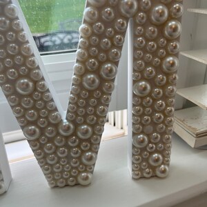 Customizable Pearl Embellished Letter - Etsy