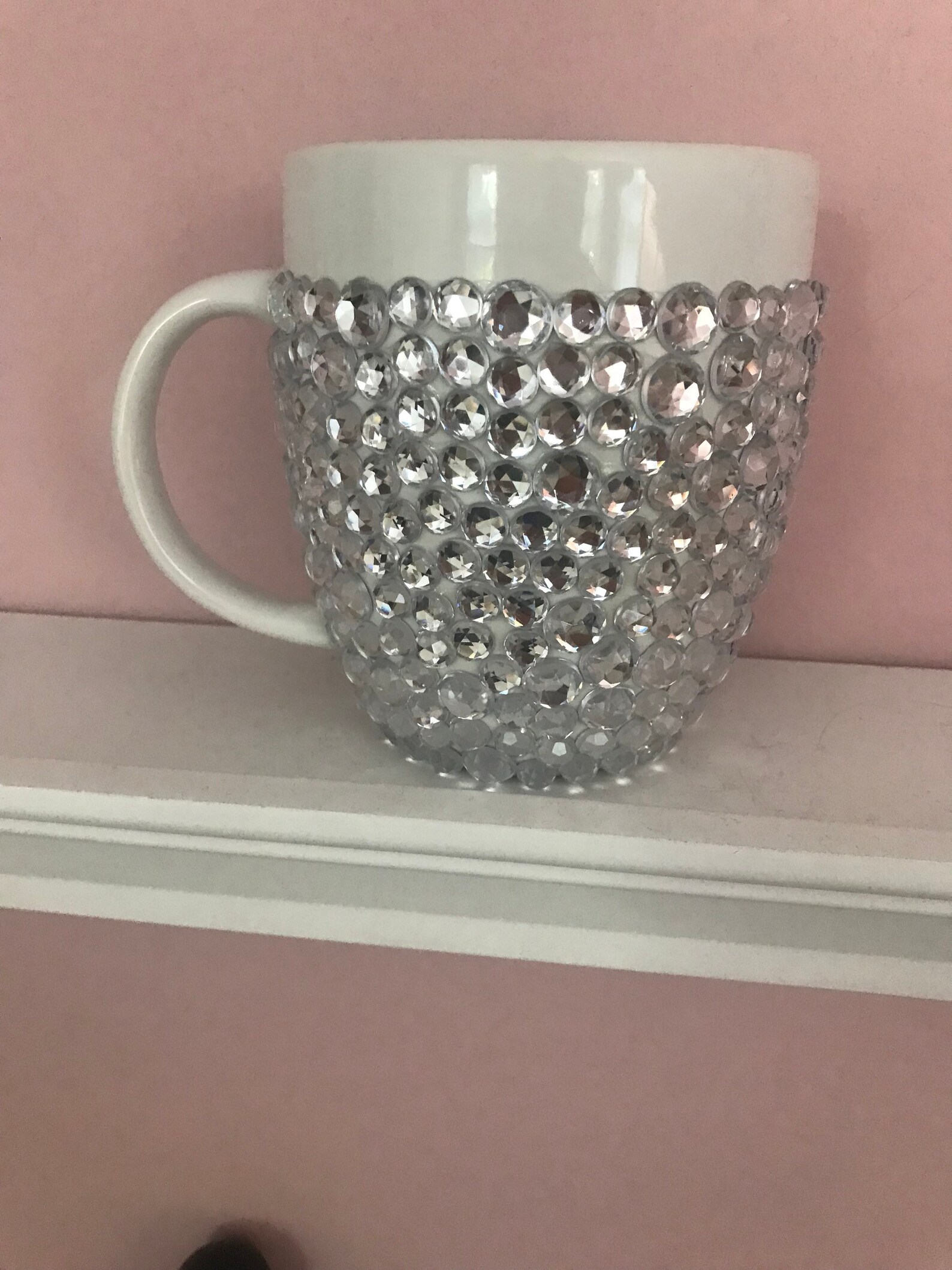 Customizable Rhinestone Coffee Mug - Etsy