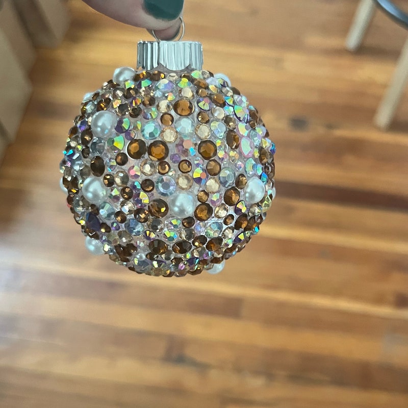 Rhinestone Ornament - Etsy