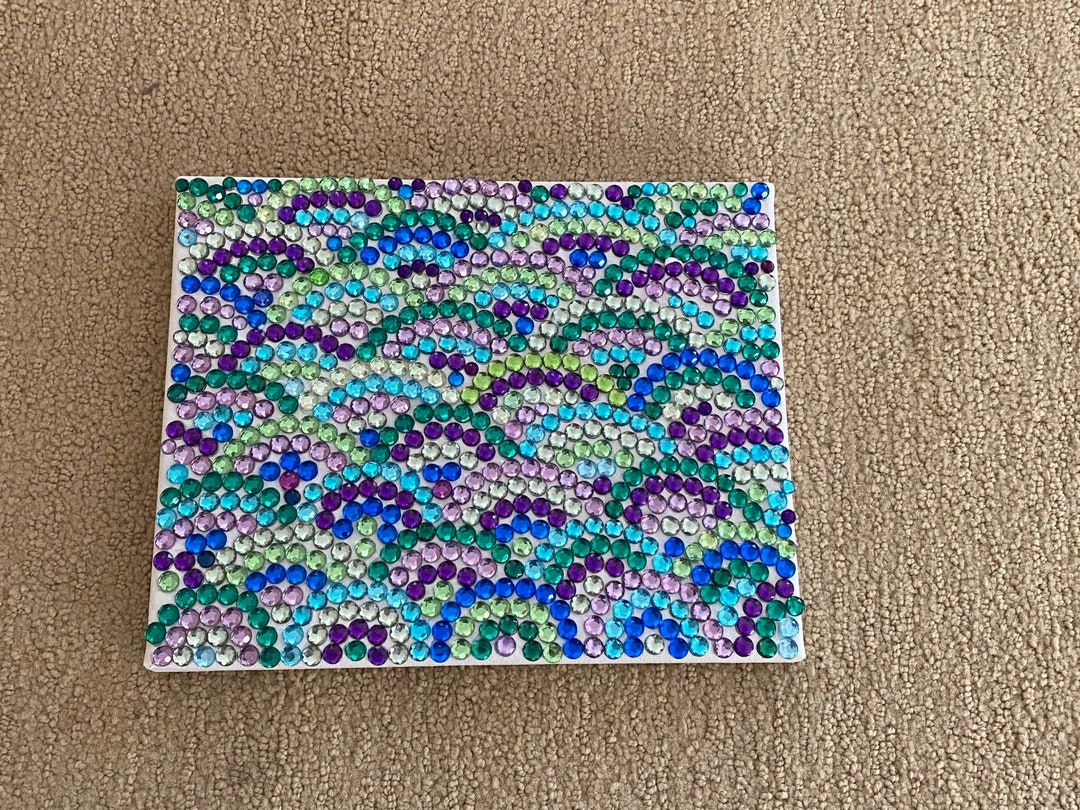 Patterned Rhinestone Canvas - Etsy