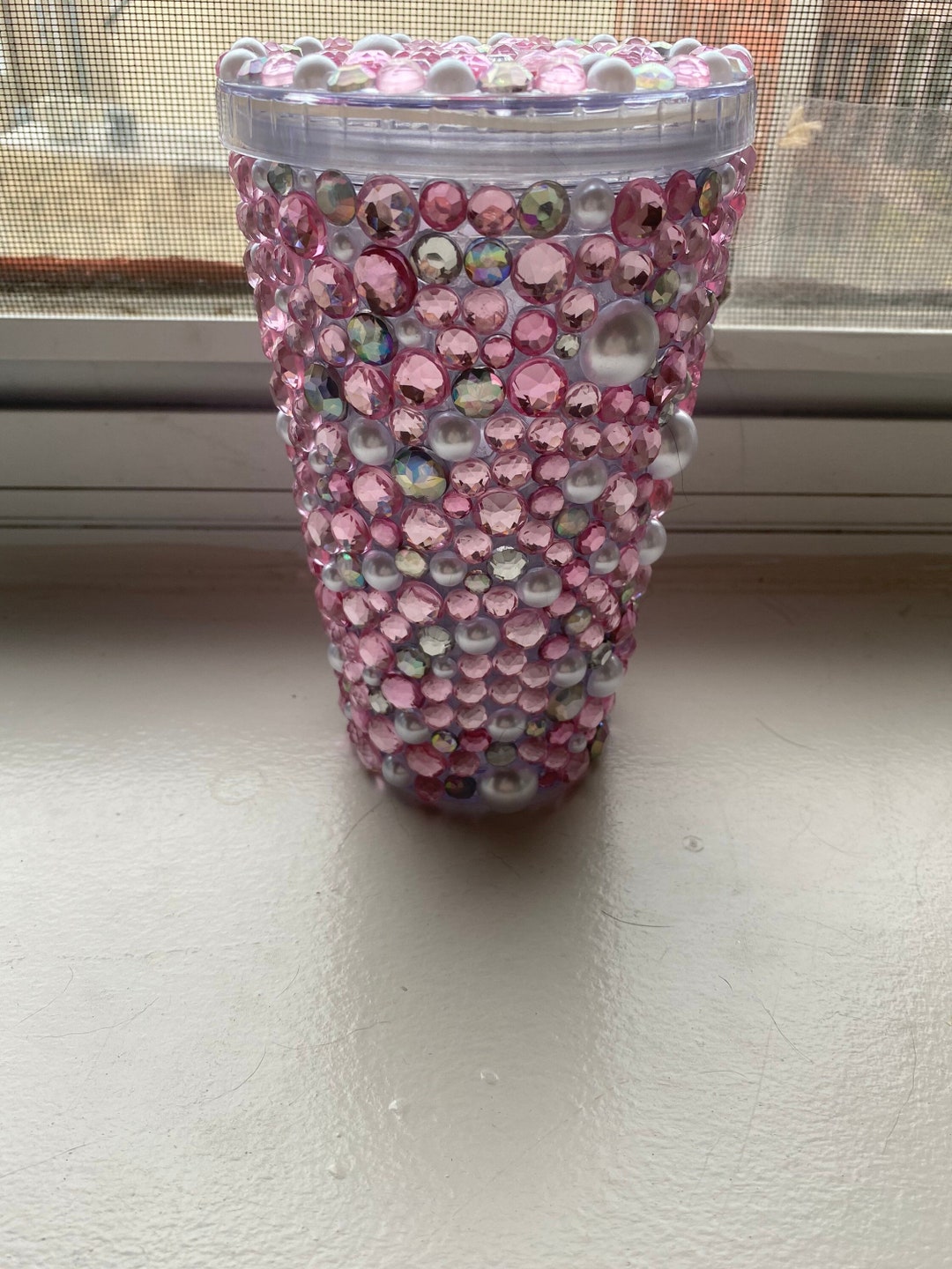 Rhinestone Tumbler Cup - Etsy