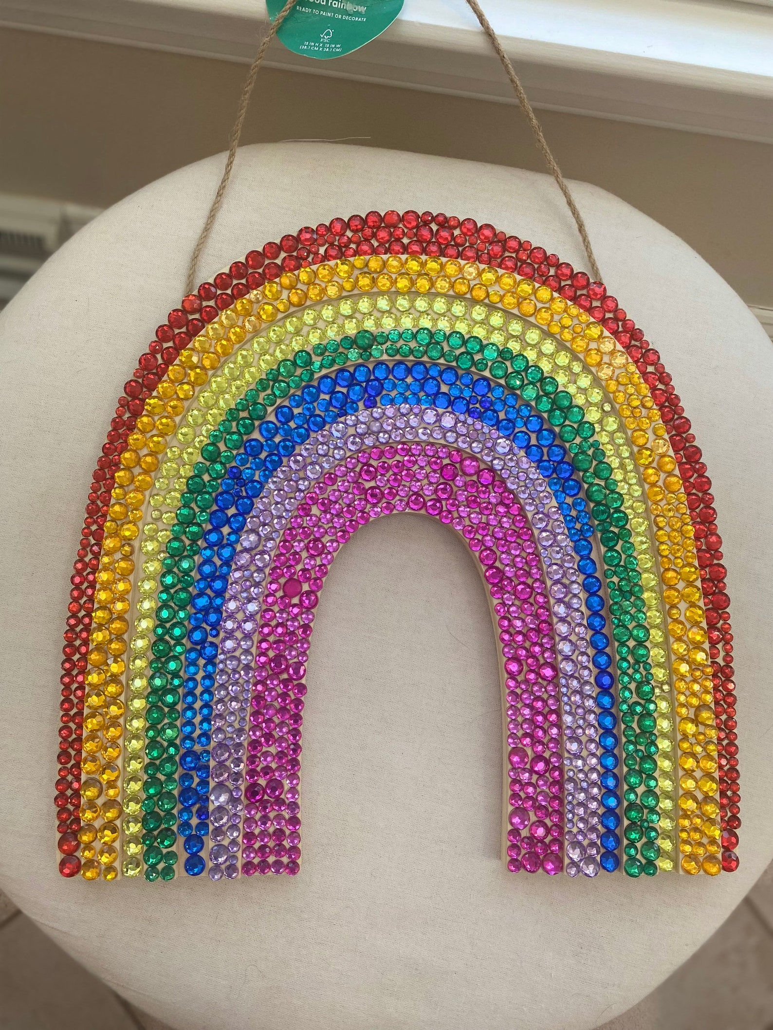 Wooden Rhinestone Rainbow - Etsy