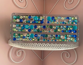 Customizable Rhinestone Makeup Organizer | Etsy