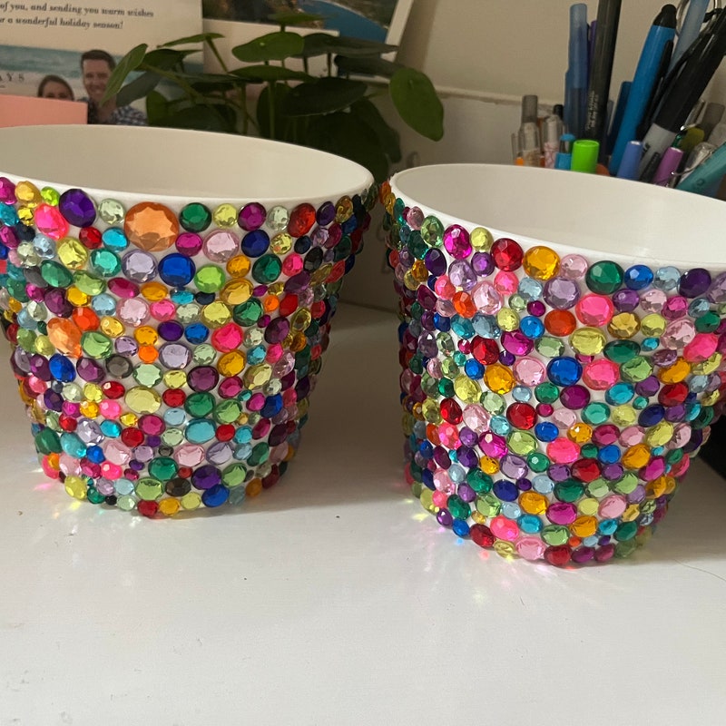 Decorated Pot - Etsy