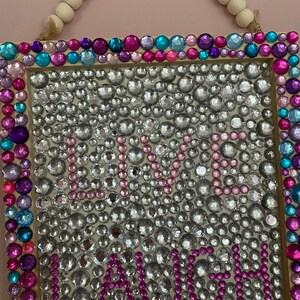 Rhinestone Inspirational Sign - Etsy