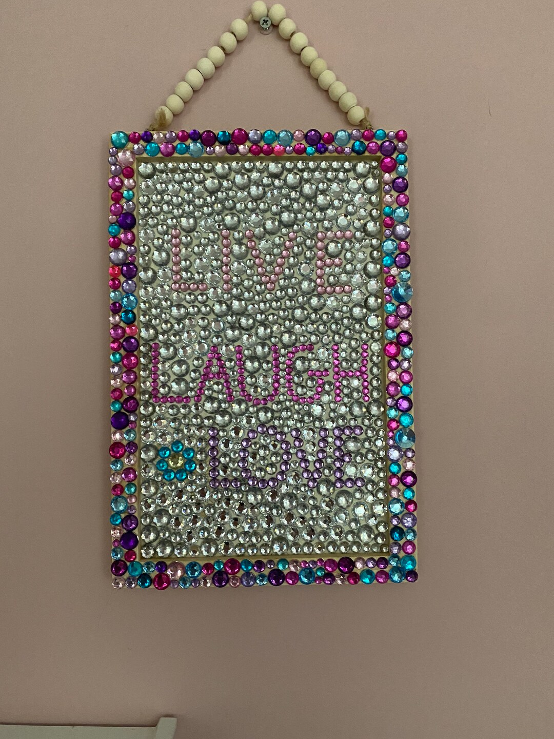 Rhinestone Inspirational Sign - Etsy