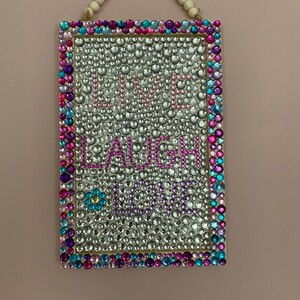Rhinestone Inspirational Sign - Etsy