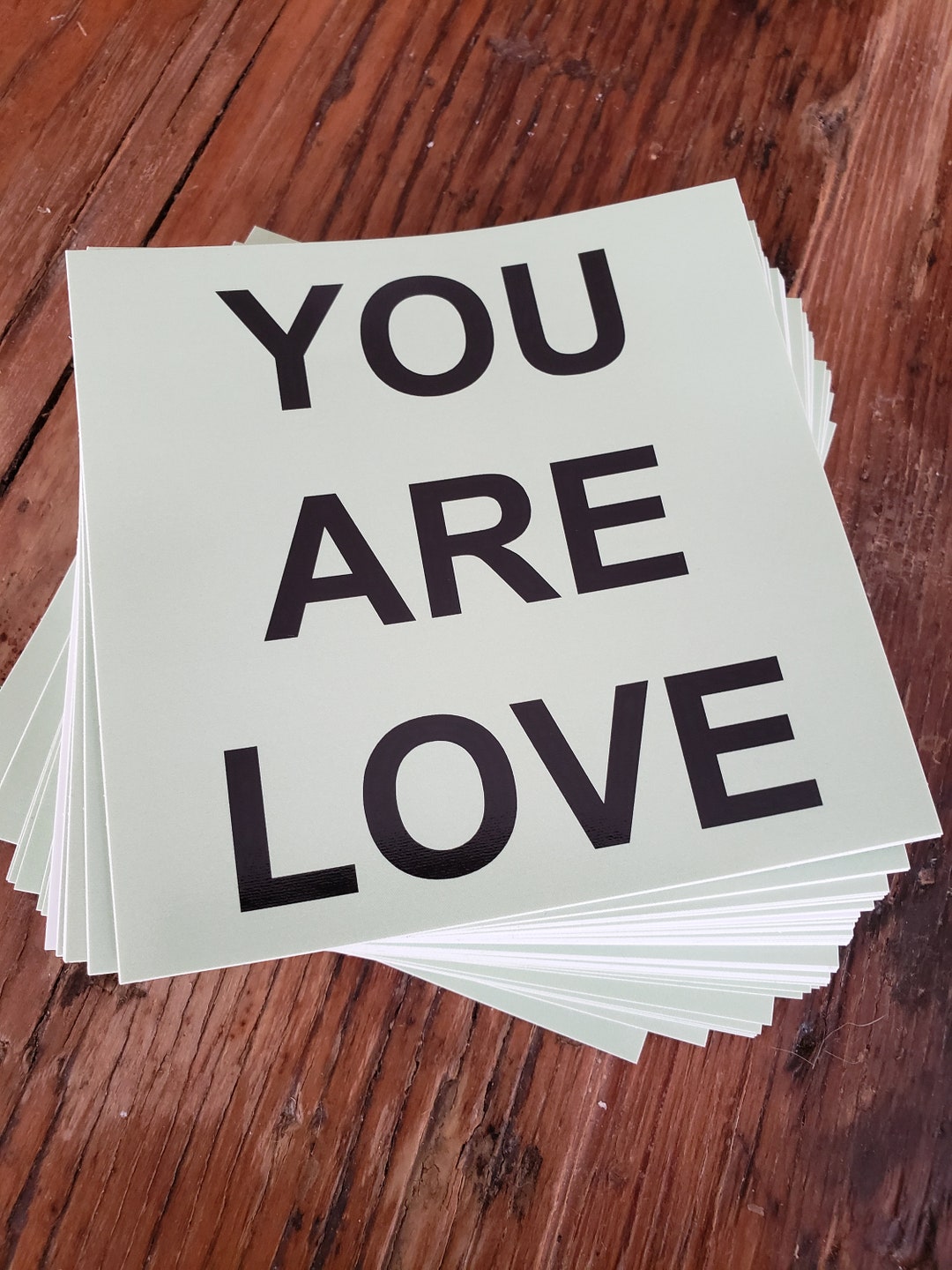 YOU ARE LOVE -- Bumper Sticker, Laptop Decal, Car Sticker, Sticker ...