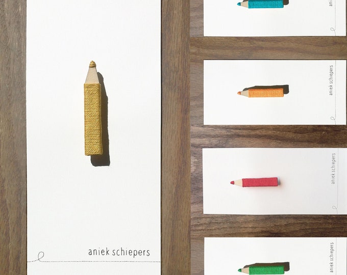 Pencil Brooch - Etsy