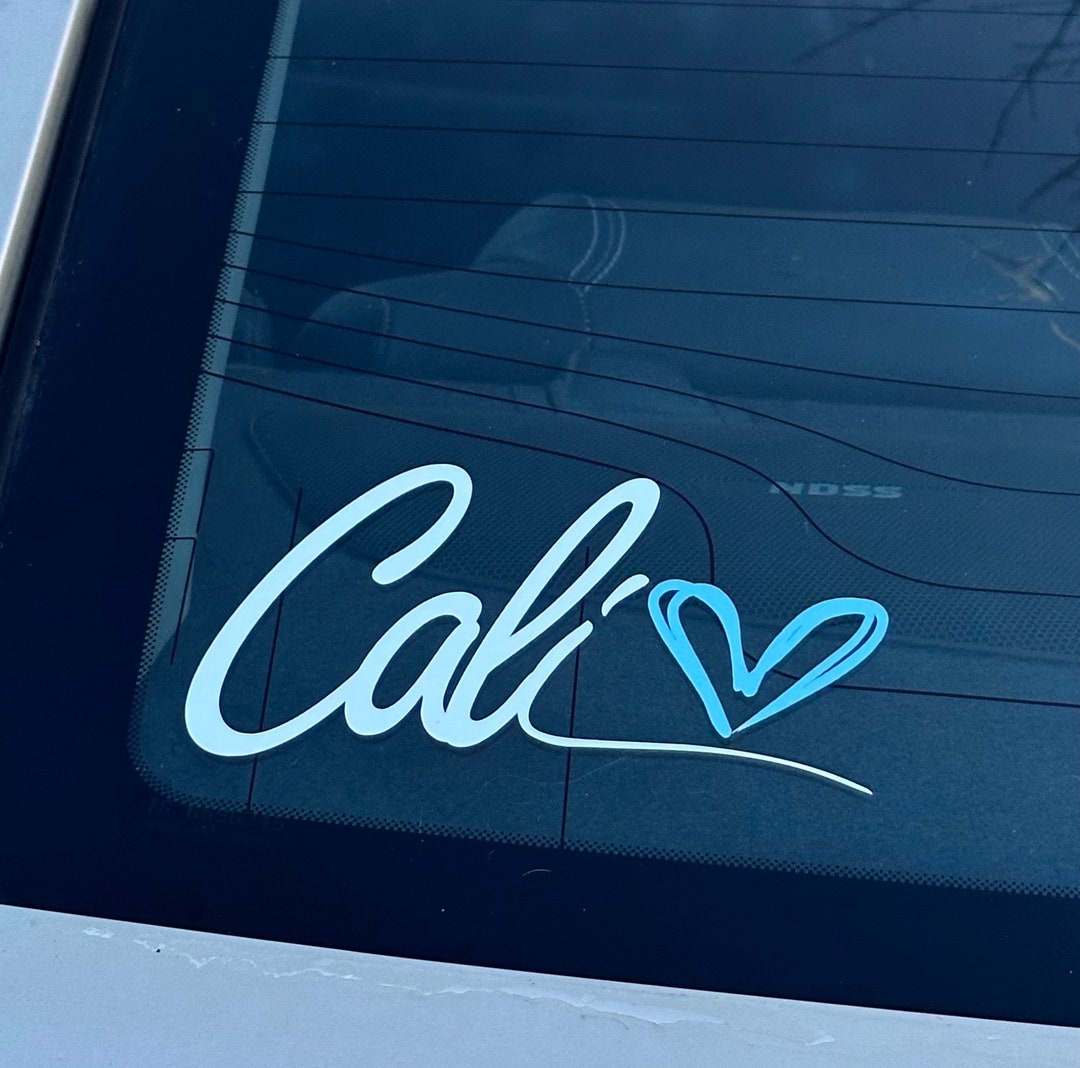 Monogram Car Decal, State Car Decal, Vinyl Monogram, Yeti Decal ...