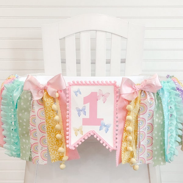 Rainbow Cake Banner - Etsy