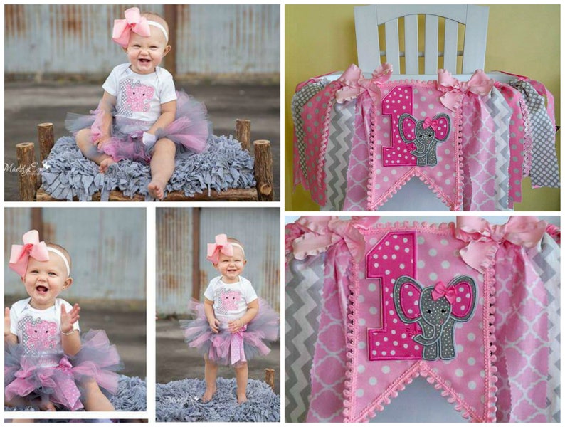 1st Birthday Elephant Tutu Outfit - Etsy