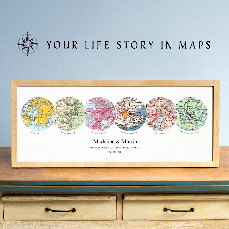 Personalized Map Art - Etsy