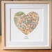 London Heart Map, London Map, England Map Art, Vintage Map, Antique Map ...