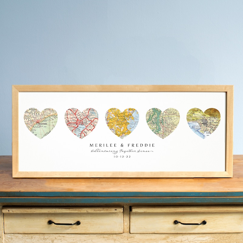 Personalised Map - Etsy