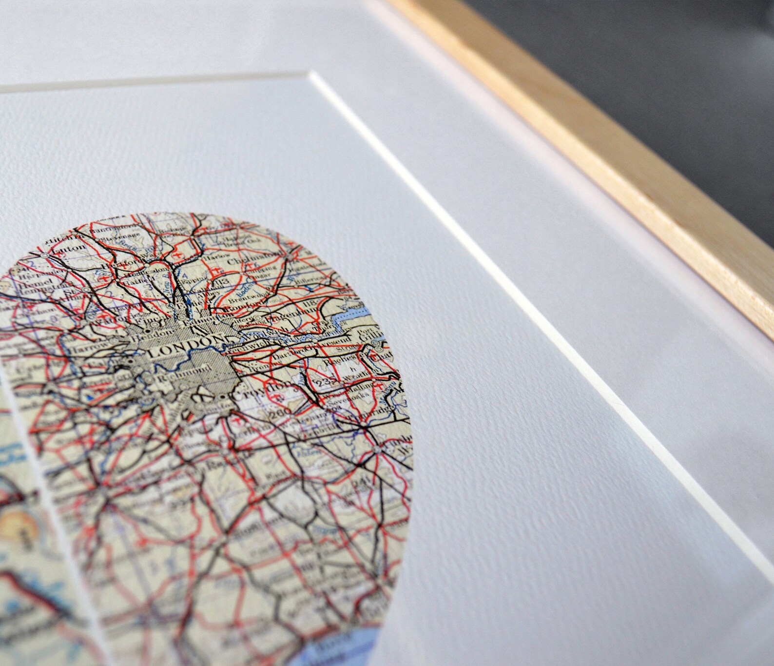 Modern Geometric Hex Map Design Featuring 4 Personalized - Etsy