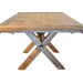 Reclaimed Industrial X-frame Table - Etsy