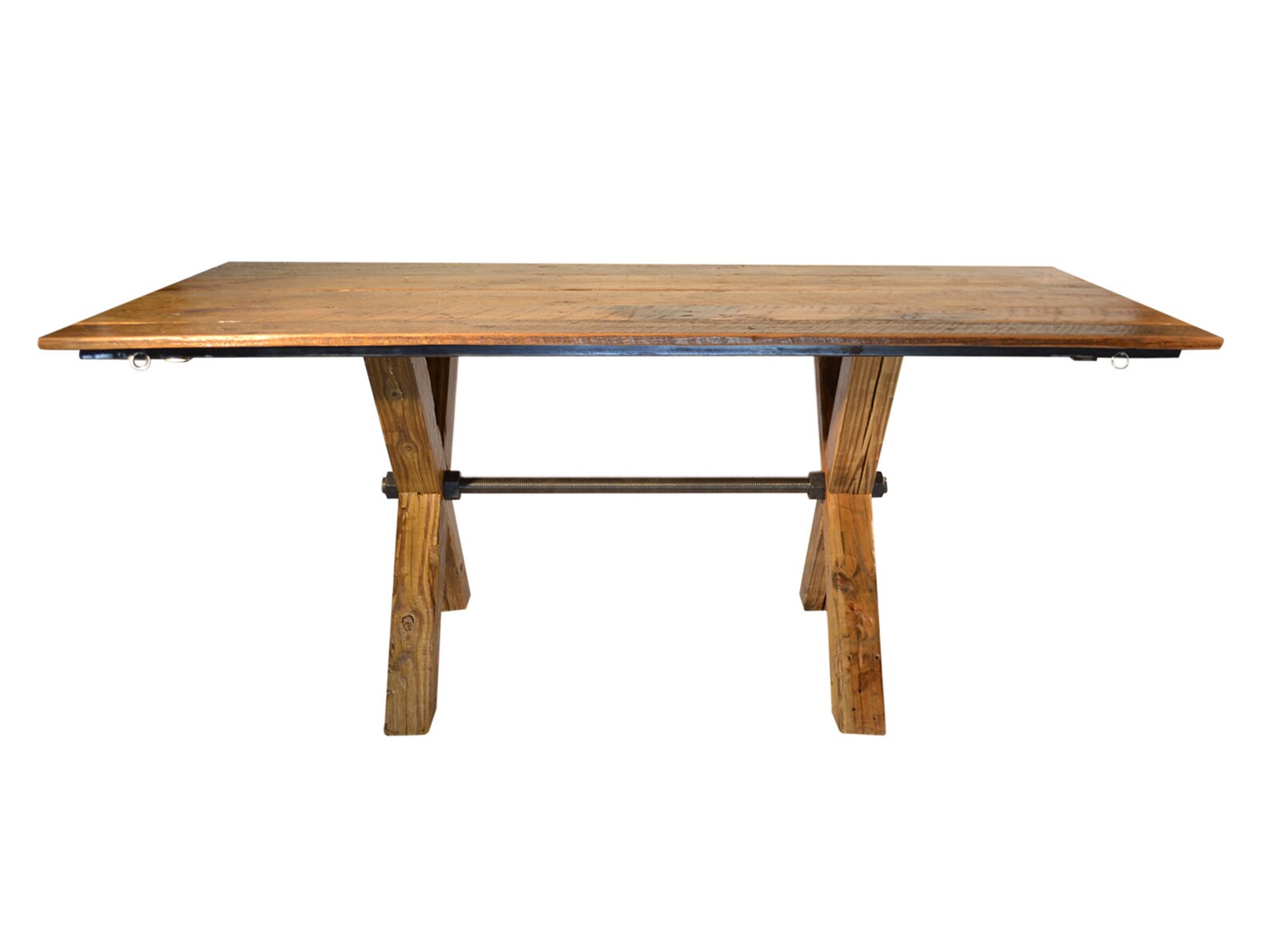 Reclaimed Industrial X-frame Table - Etsy