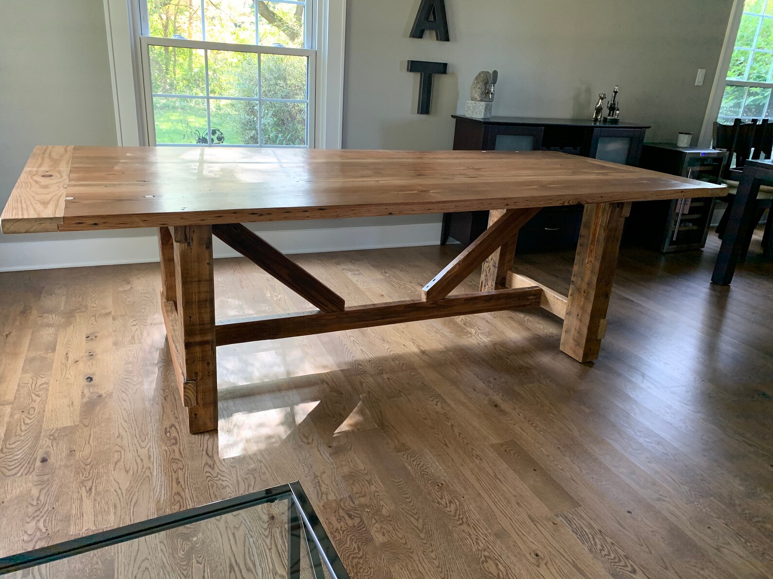 Craftsman Reclaimed Dining Table - Etsy