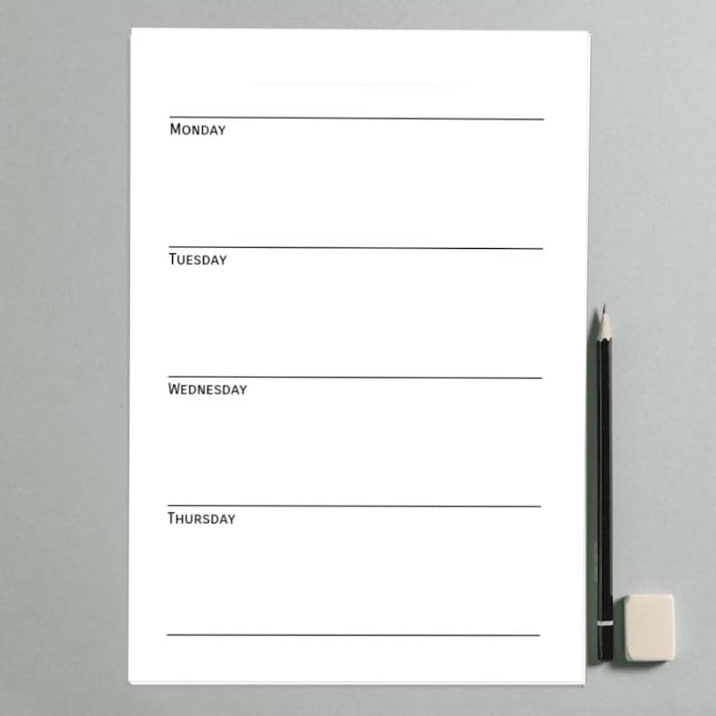 Blank EDITABLE Journal Diary Planner Interior Template Instant Download ...