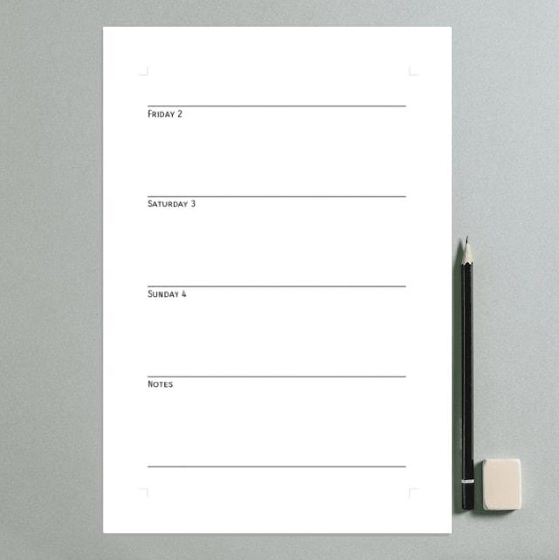 2026 EDITABLE Journal Diary Planner Template: A5 B6 Printable ...