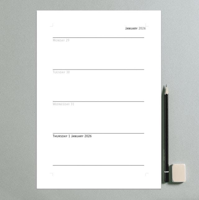 2026 EDITABLE Journal Diary Planner Template: A5 B6 Printable ...