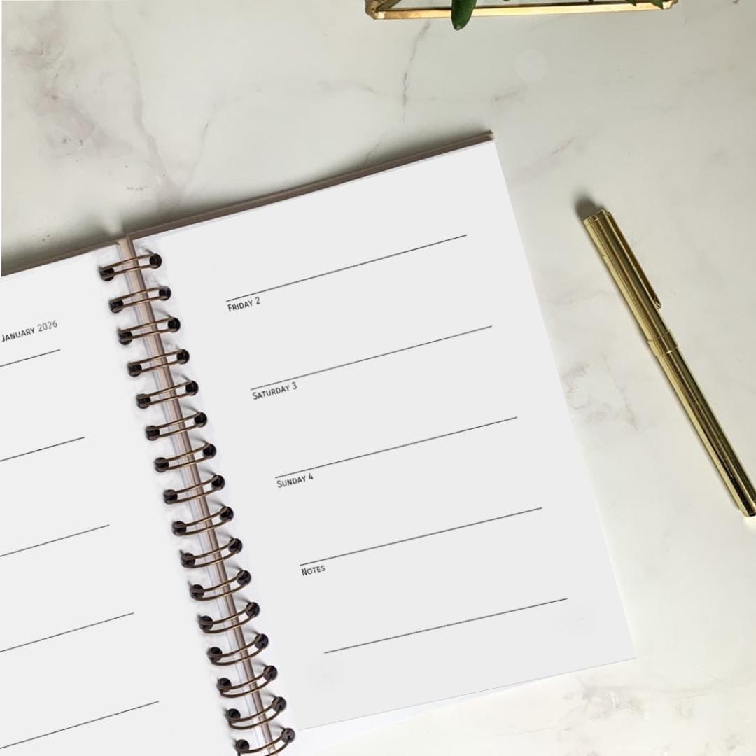 2026 EDITABLE Journal Diary Planner Template: A5 B6 Printable ...