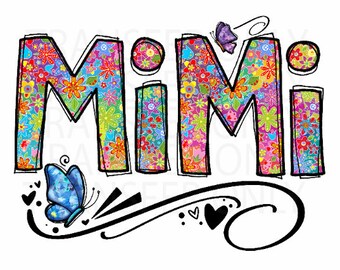 Mimi Sublimation Ready to Press - Etsy