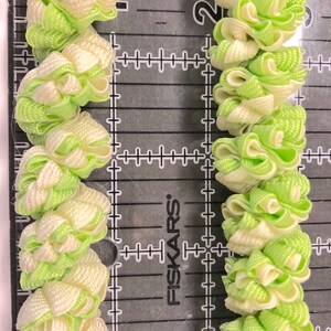 Ribbon Lei Pikake, Hawaiian Wedding Lei, Handmade Ribbon Leis, White ...