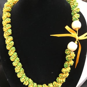 Ribbon Lei Pikake Pakalana Hawaiian Flower Blossom, Wedding Leis ...