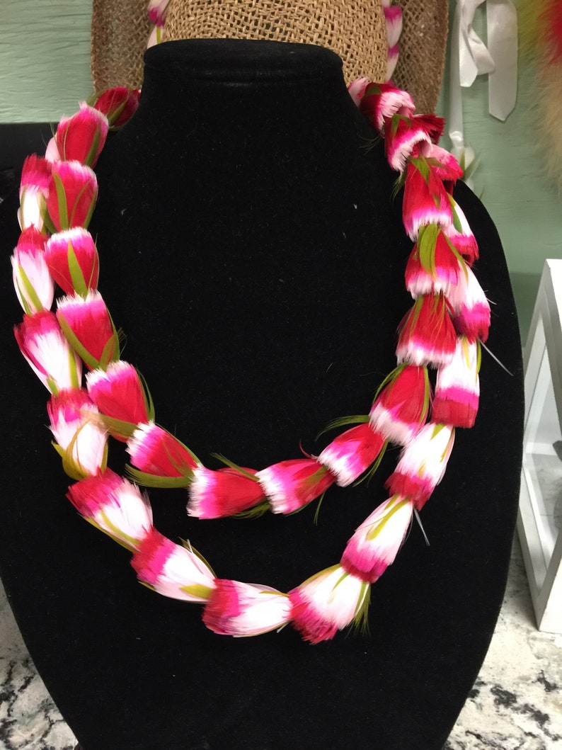 DIY Maui Lokelani Rose Feather Lei Kit Wide Variety of Colors the ...