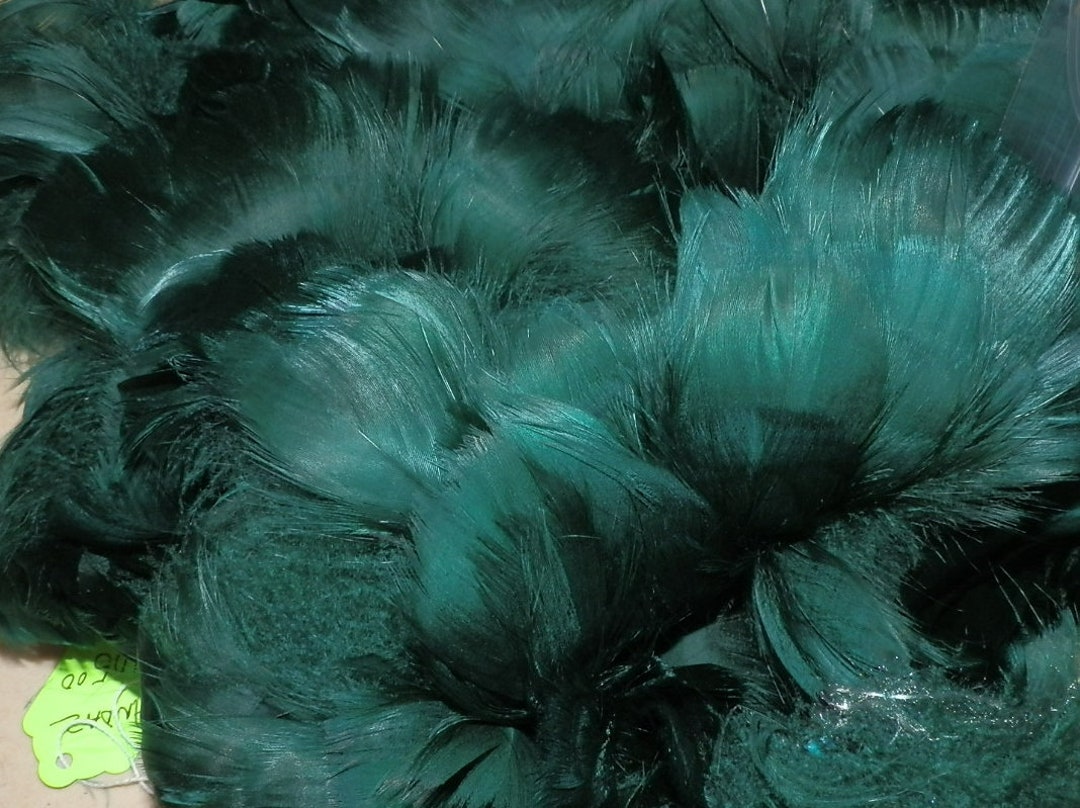 EMERALD Green Goose Coquille Feather, for Lei Hulu Hawaiian Feather Lei ...