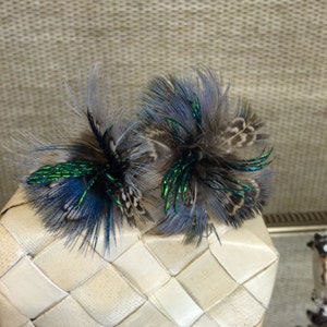 Pheasant Feather Flowers Cake Topper Feather Party Supply - Etsy