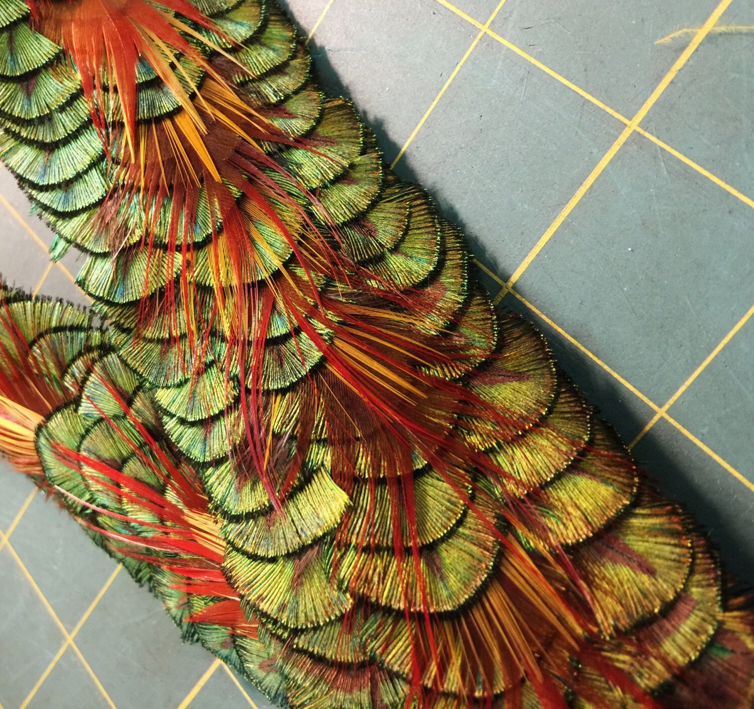 Peacock & Pheasant Feather Lei Hulu Hatband - Hawaiian Heirloom Quality ...